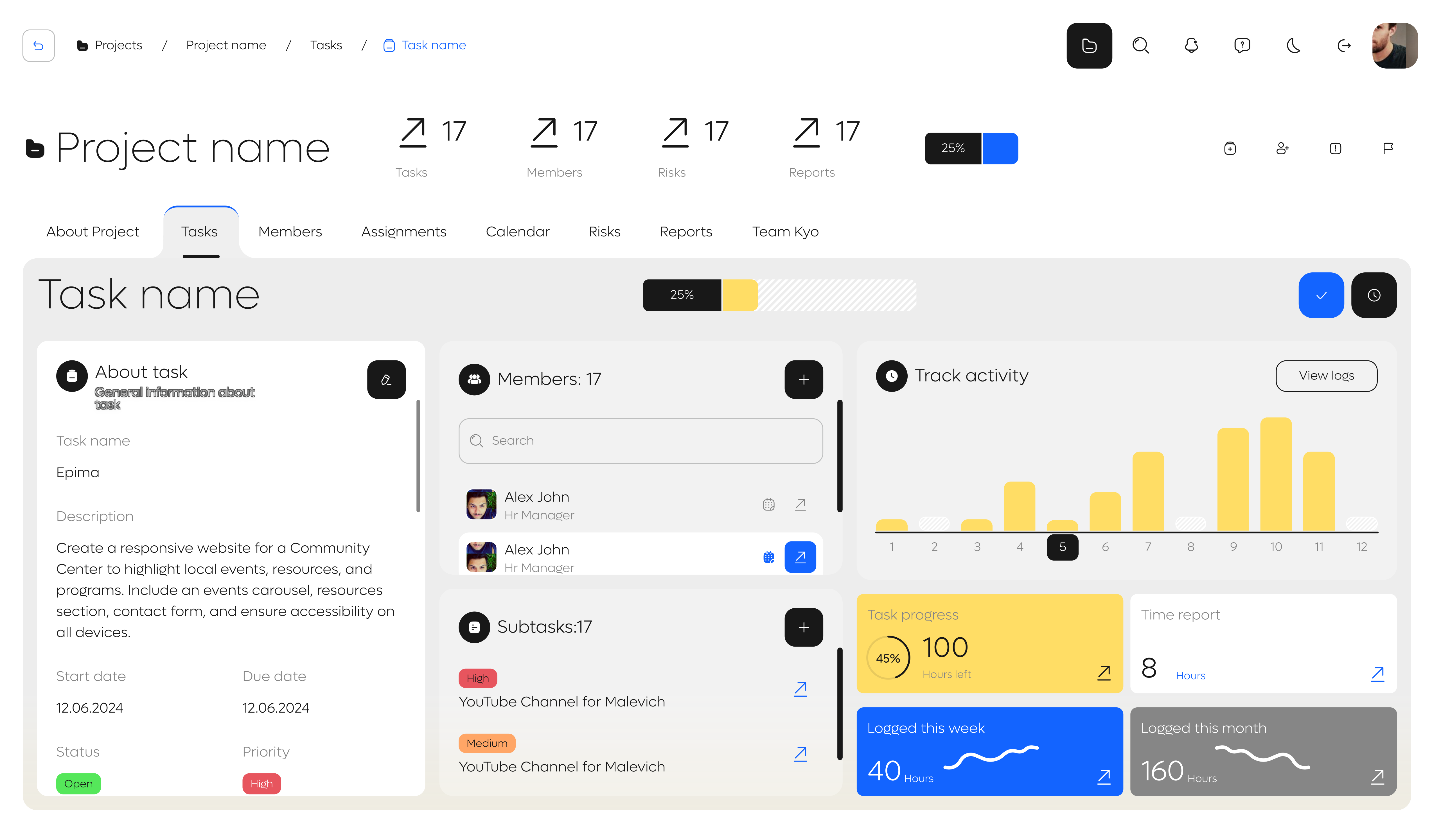 EPIMA - AI-Powered Project Management for Founders & Teams